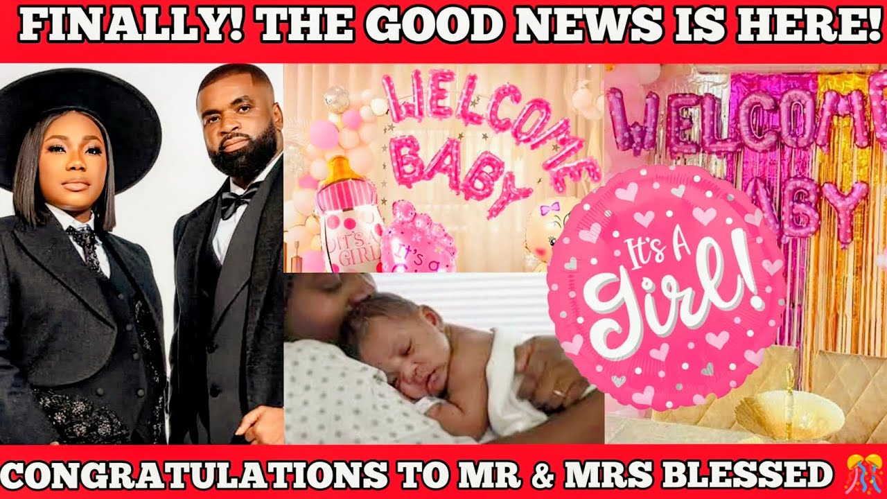 🎊💃🏻CONGRATULATIONS! Mercy Chinwo & Pastor Blessed Welcome Their Baby No ...