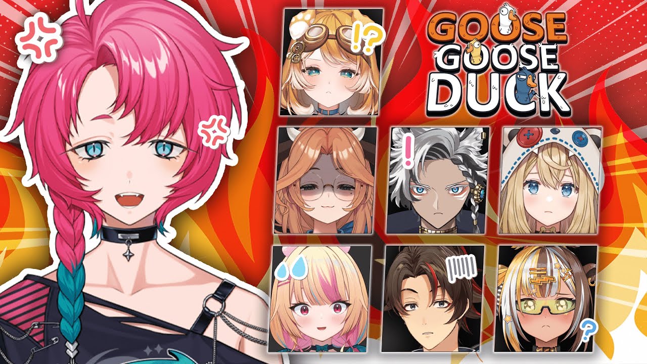 【GOOSE GOOSE DUCK】QUIT DUCKIN' AROUND!! ( ｡ •`ᴖ´• ｡)【Obari Luca ...