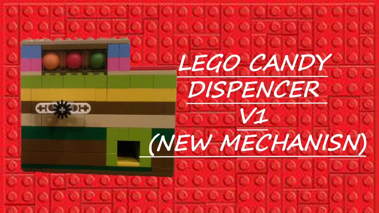 Lego Candy Dispenser V1 (New Mechanism) - YouTube