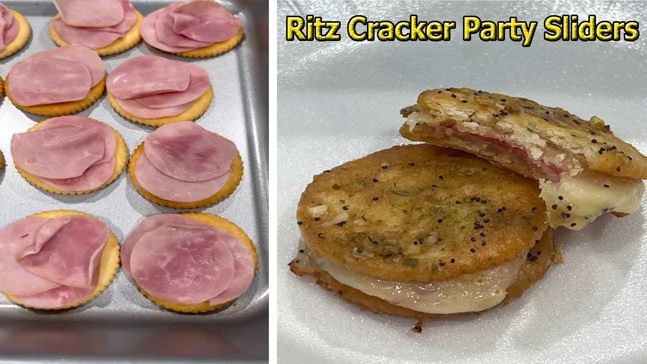 Ritz Cracker Party Sliders | Ritz Cracker Sandwiches | Ritz Party ...