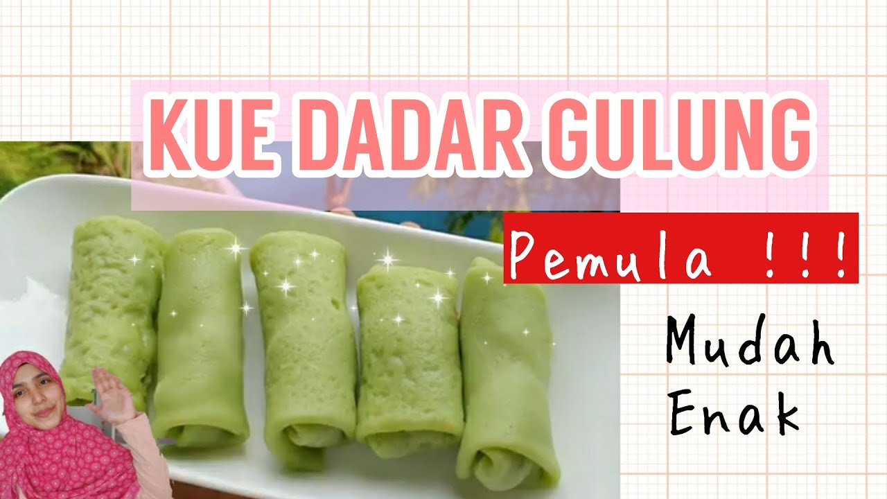 KUE DADAR INTI KELAPA PEMULA/MUDAH ENAK - YouTube