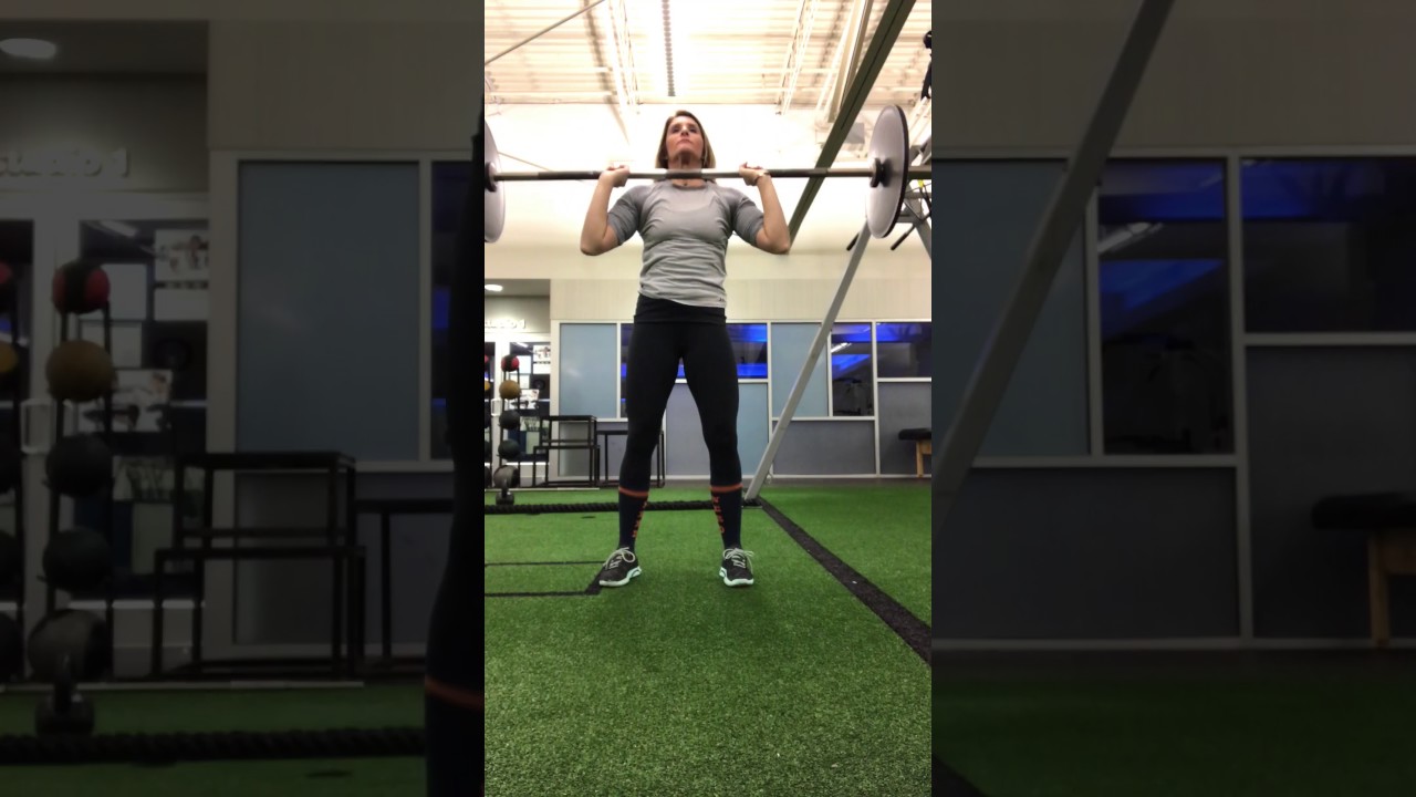 Shoulder press round 2 - YouTube