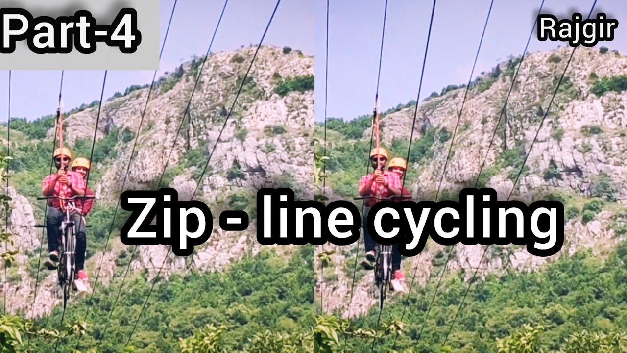 bicycle over zipline cycling | part-4 - YouTube
