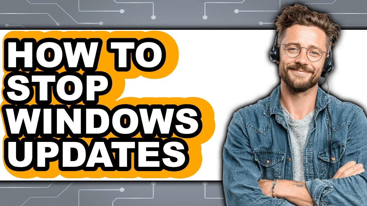 How to Stop Windows Updates (only Way) - YouTube