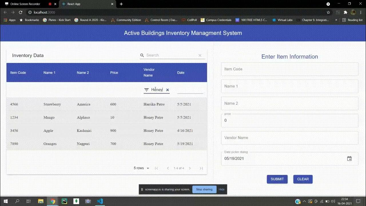 MERN-Based Inventory Management System - YouTube