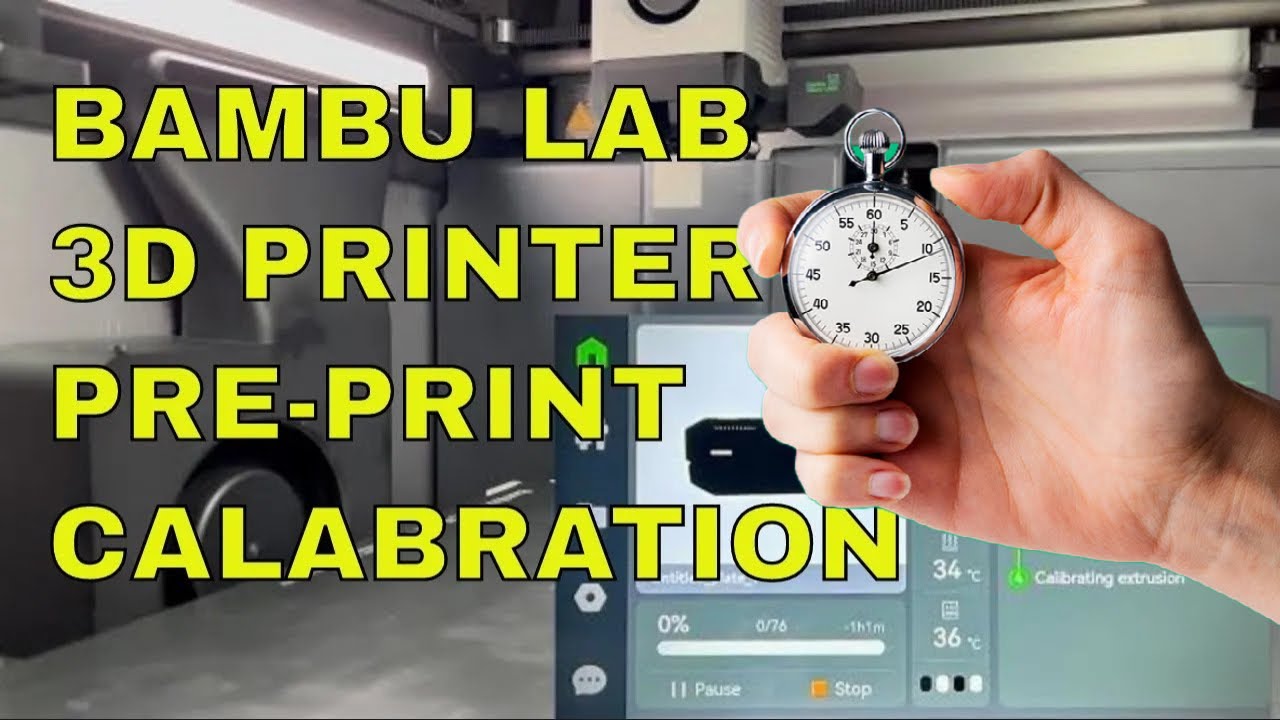 Bambu Lab Carbon X1: Full 7.5 Minute Calibration (Real-time, HDR ...