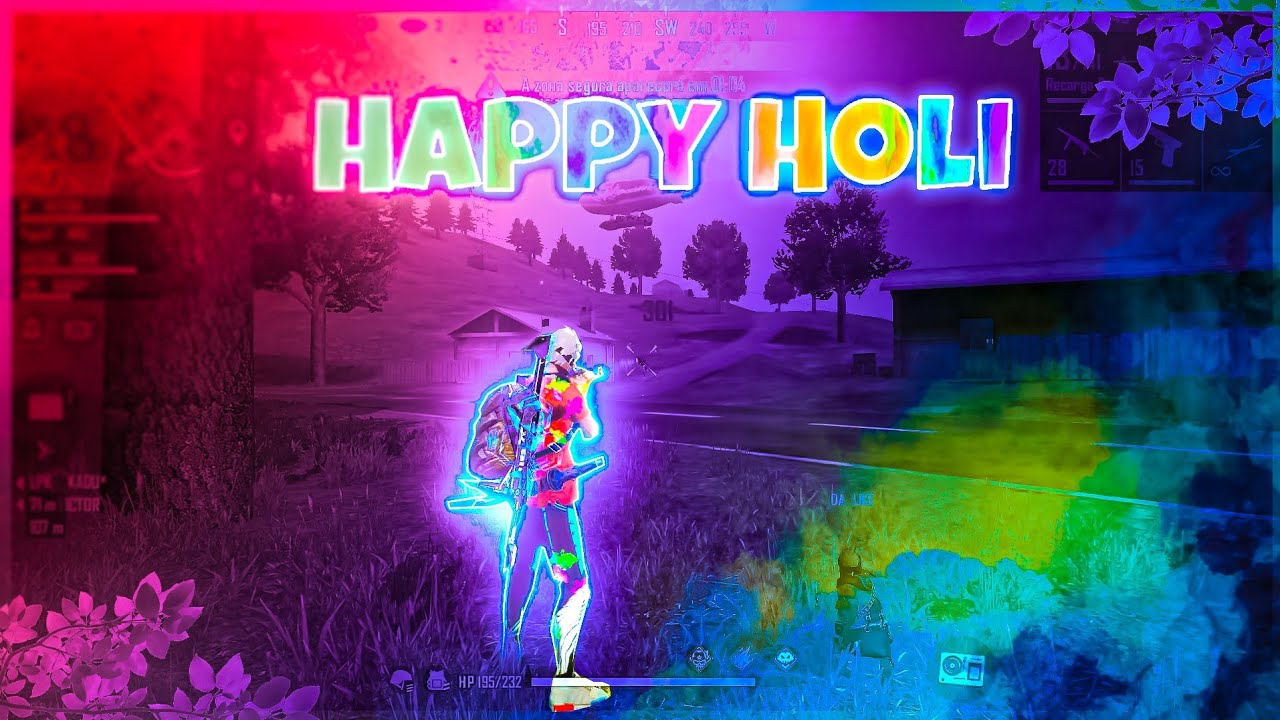 Happy Holi Montage | holi free fire | holi special beat sync montage ...
