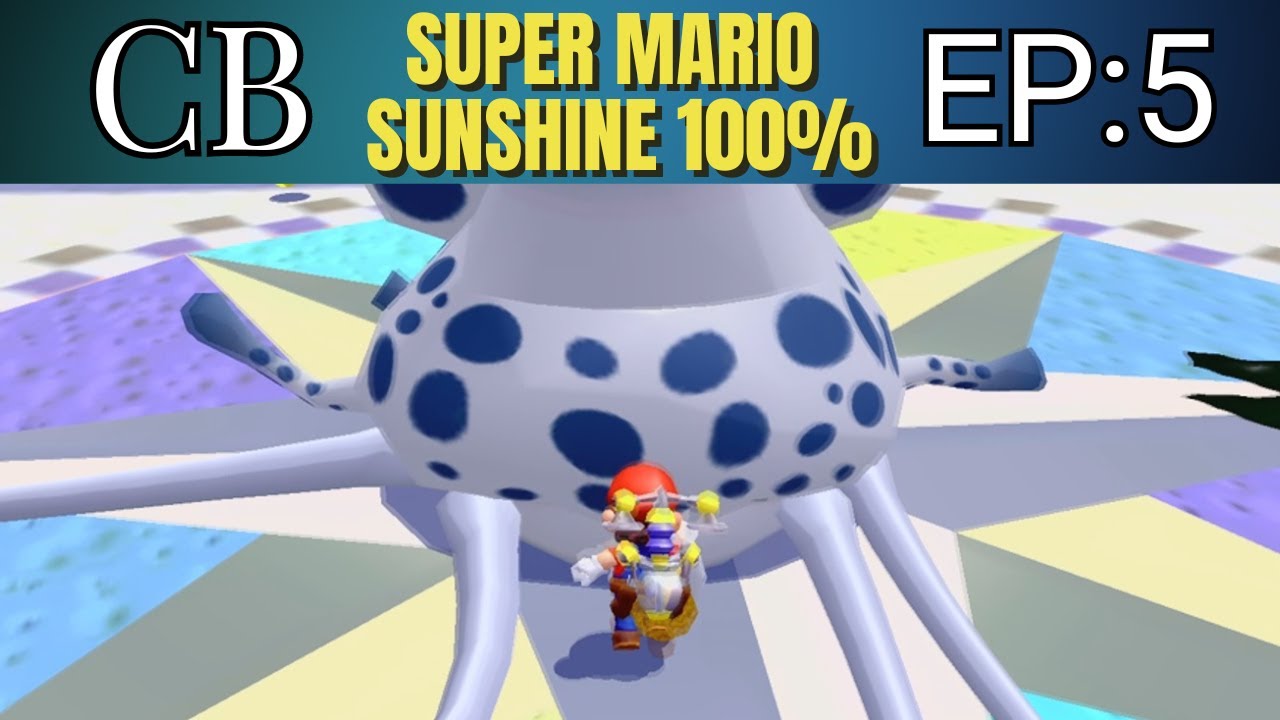 Blooper Boss?! Let's Play Super Mario Sunshine (100%) EP:5 - YouTube