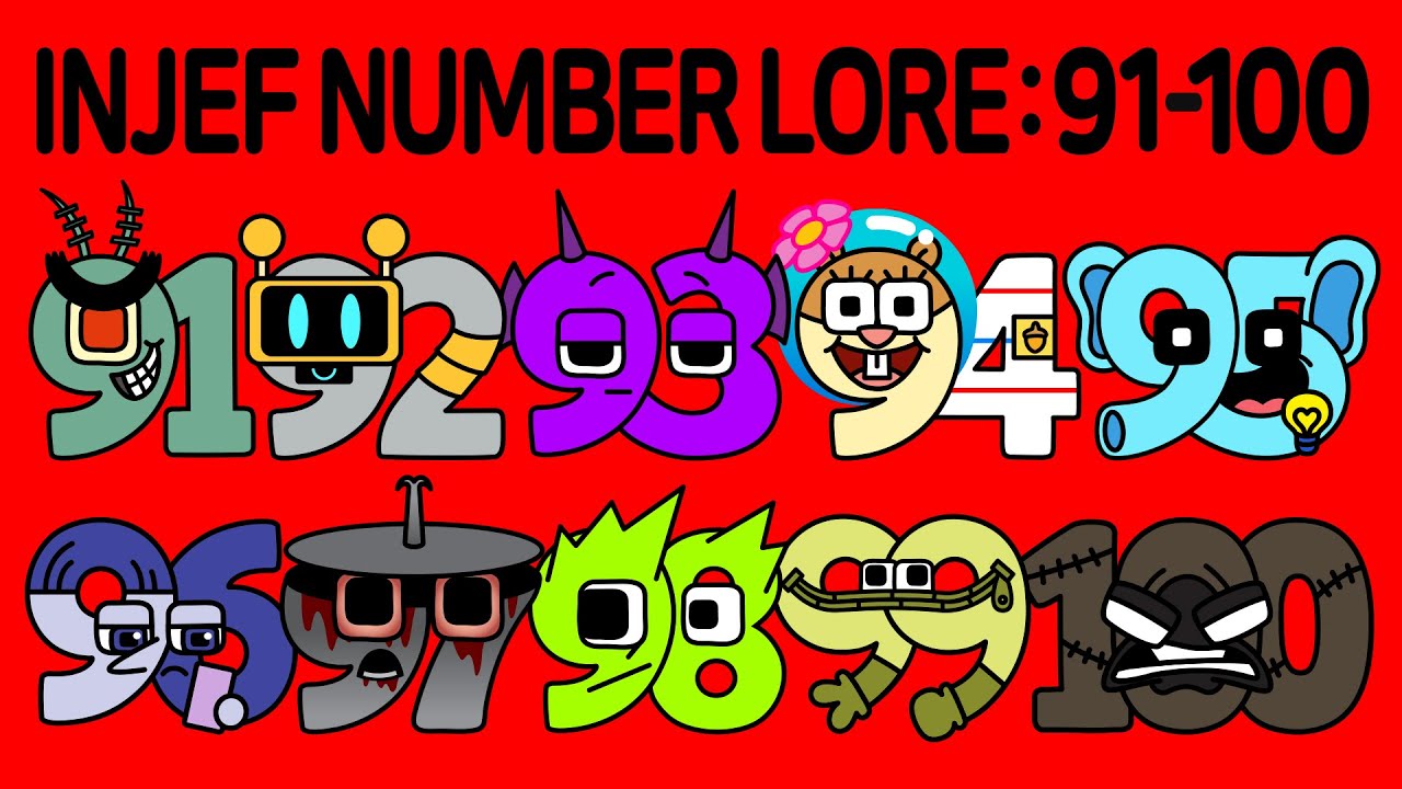 INJEF Number Lore (91-100)│Meme - YouTube