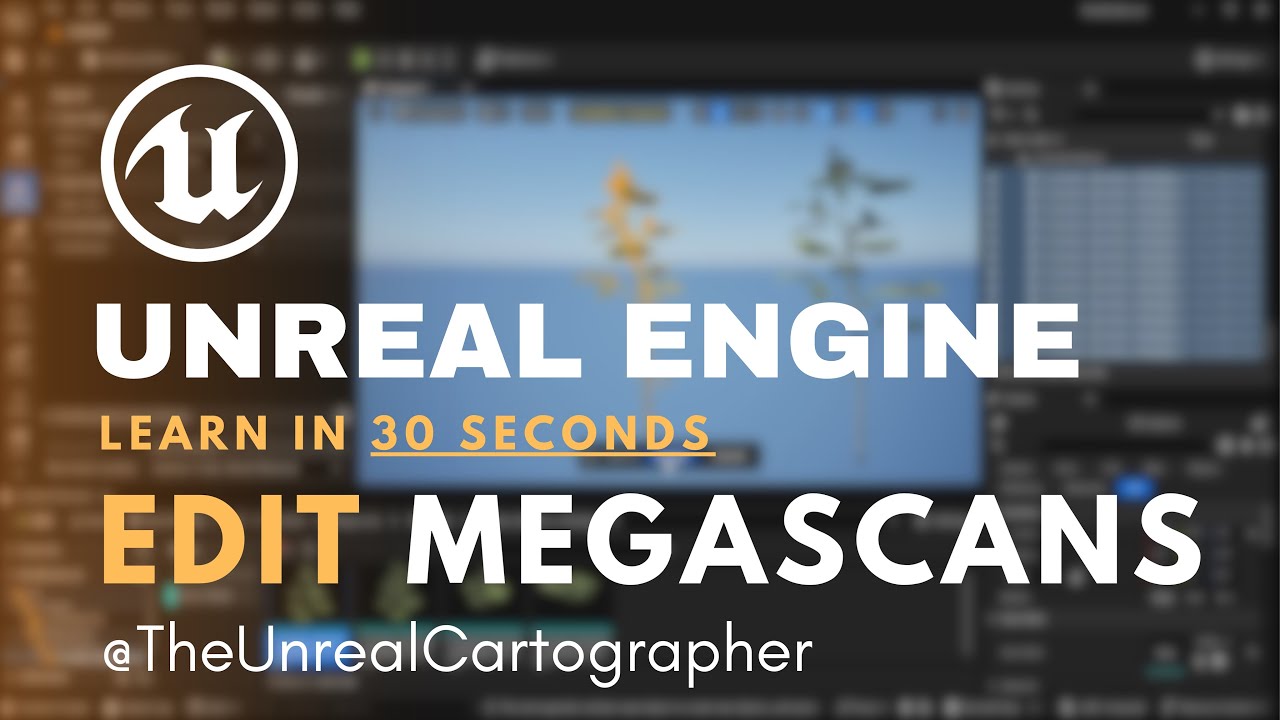 Edit Quixel Meshes in 30 Seconds | Unreal Engine 5 Beginner Tutorial ...