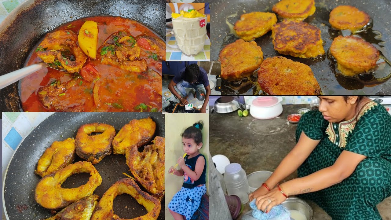 MASALA FISH CARRY#MERI MAA KI RECIPE#3 YEARS KE BABY KE SATH COOKING👨‍🍳 ...