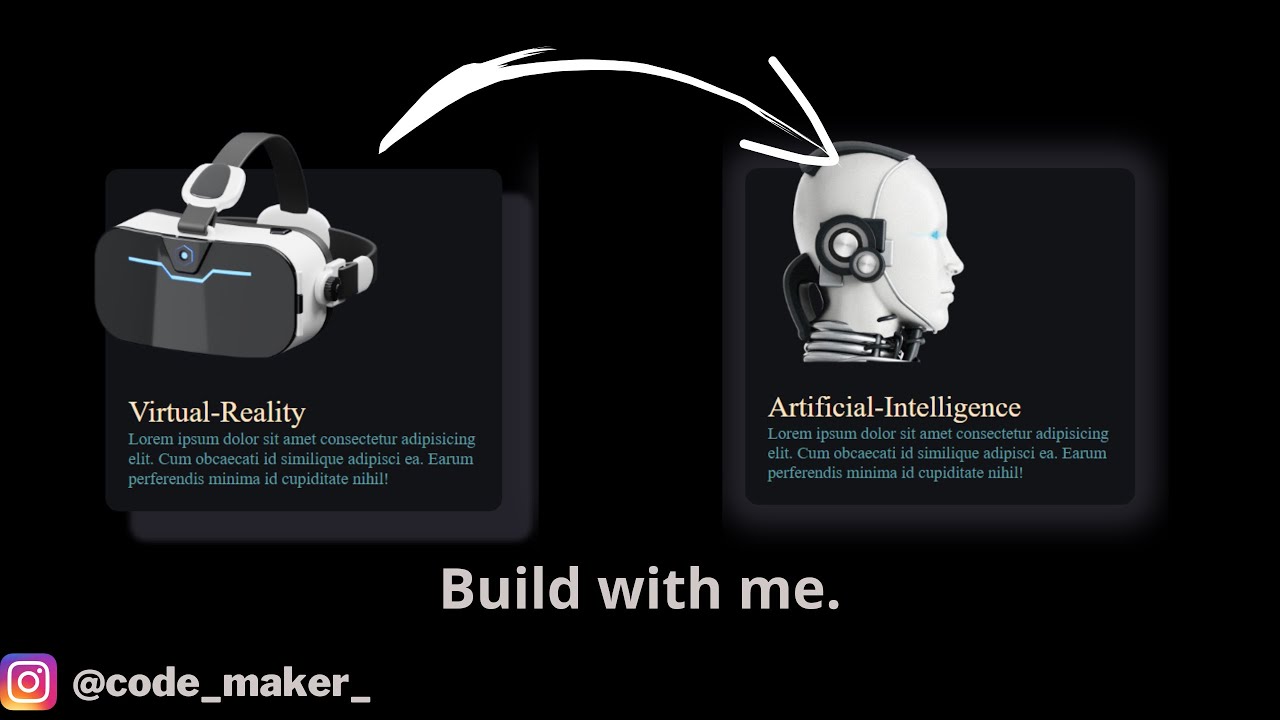 Css Responsive Cards With Hover Effect Using Flex Html Css3 Tutorial 9439