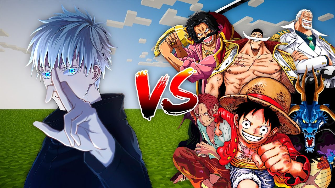 Satoru Gojo (no infinity) vs Strongest One Piece Characters - YouTube