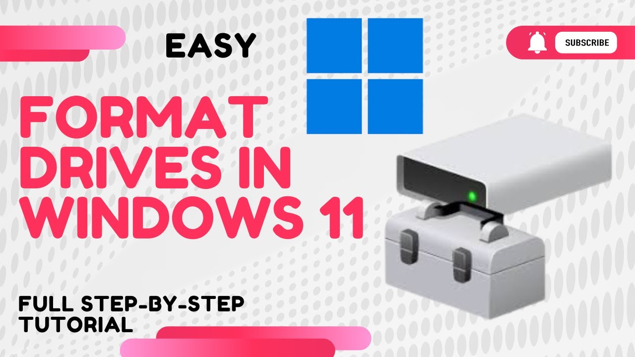Formatting Drives in Windows 11! 100% Working [Official Method] - YouTube