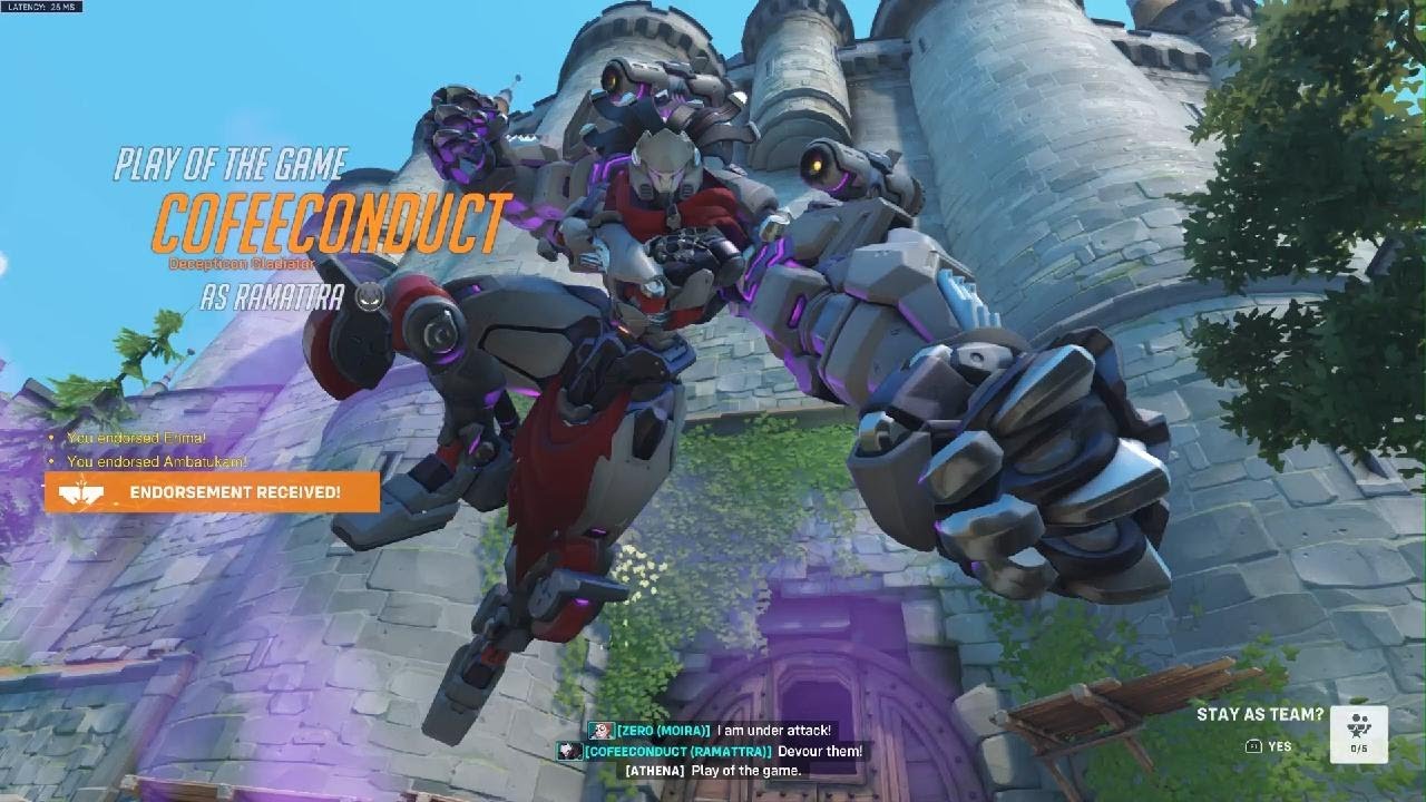 Megatron Ramattra vs NPC players - Overwatch 2 - YouTube