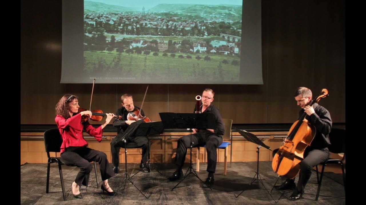 W. A. Mozart - Quartet for oboe and string trio KV 370 (Bassoon version) - YouTube