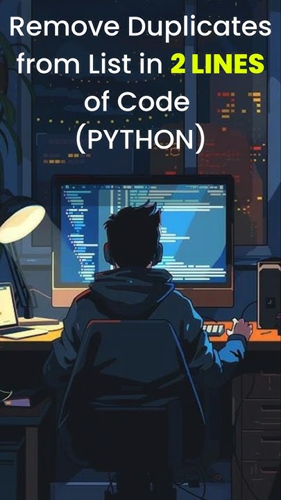 Remove Duplicates From List Python Coding Programming Interview Python Trending Dsa