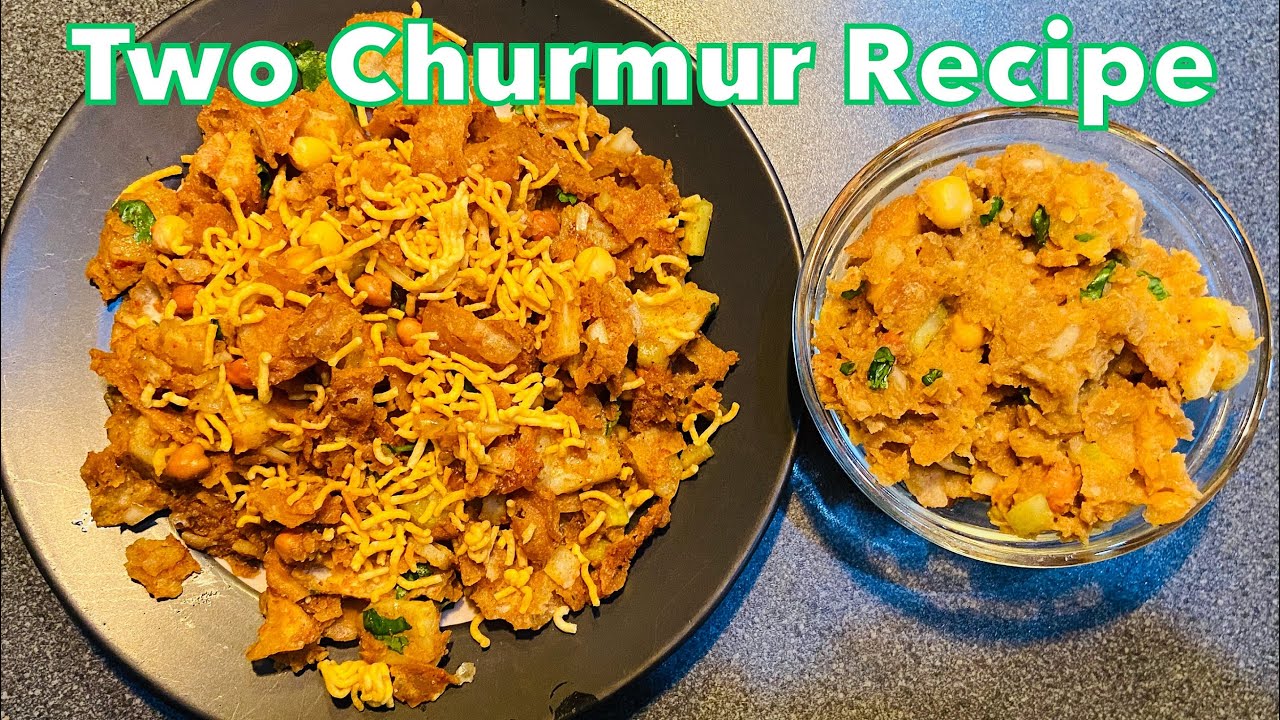 Churmur | Two Churmur Recipe | Crunchy, Tangy, Savoury Snack | Kolkata ...