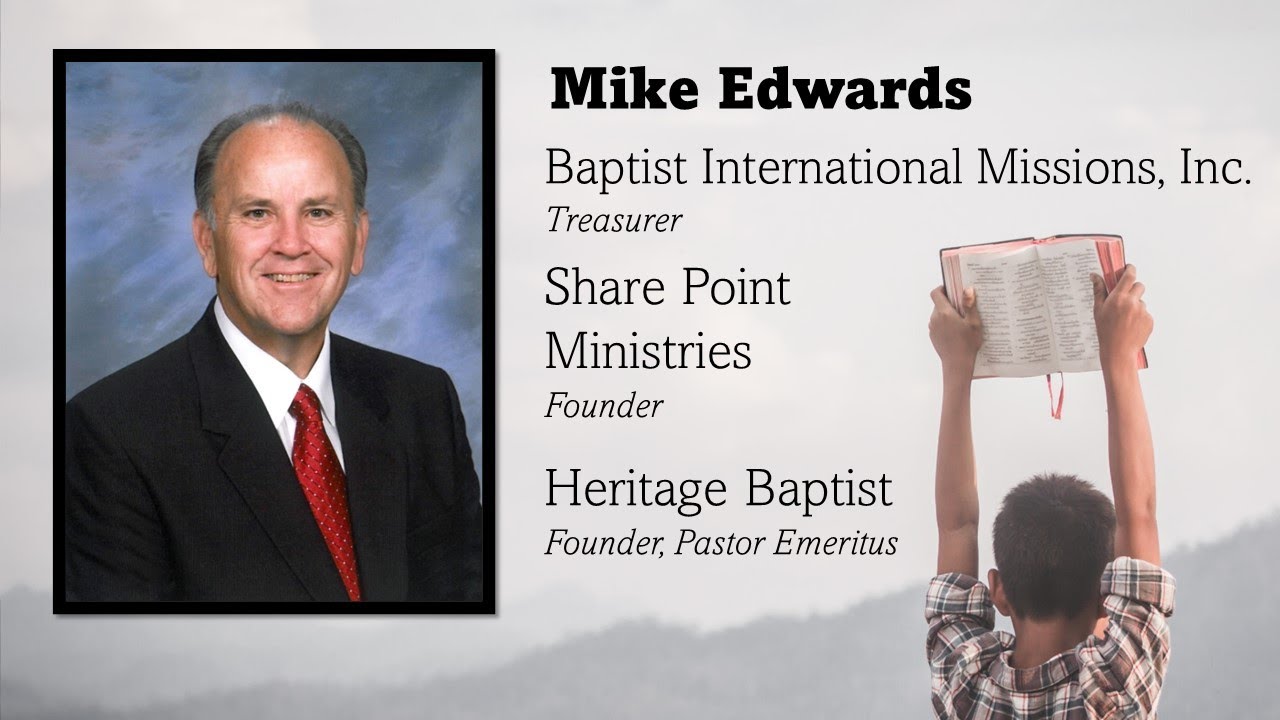 Mike Edwards, Pastor Emeritus at Heritage Baptist Church in Woodbridge ...