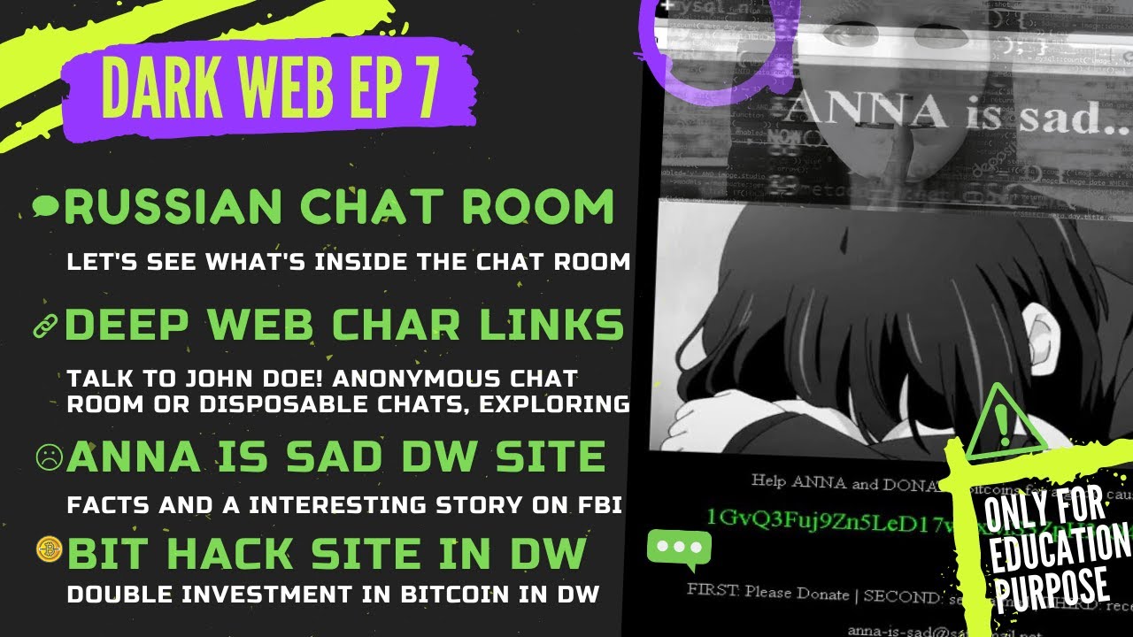 Exploring Dark web Russian Chats | Deep web links | Anna is sad ...