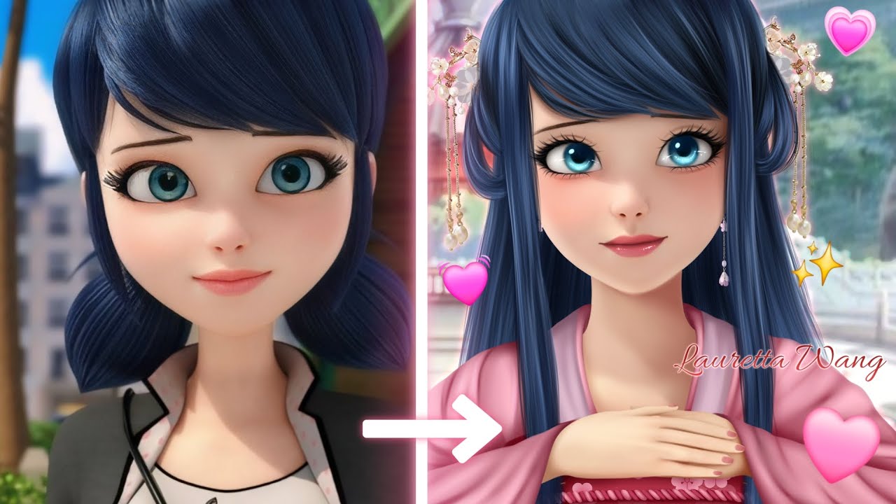 Miraculous Ladybug Marinette transformation as Ancient China Princess ...
