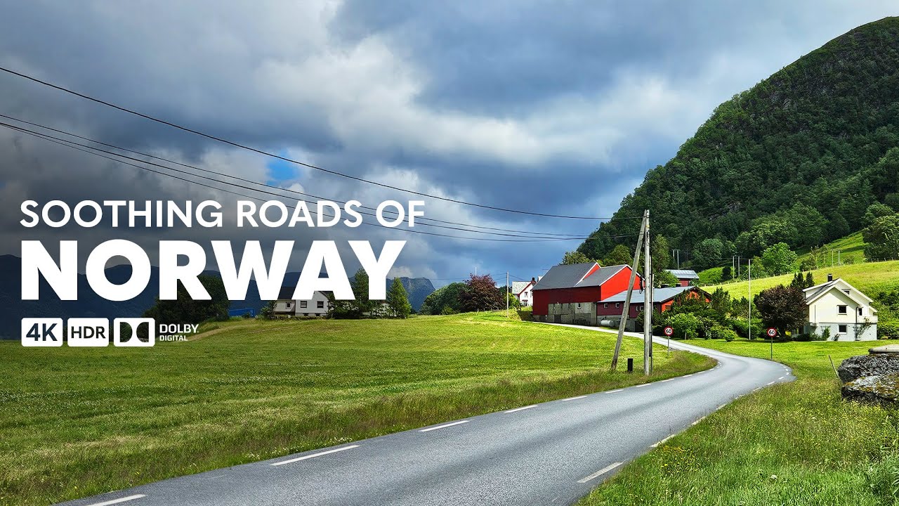 4K Scenic Relaxation Drive - Soothing Roads of Norway NO | Berknest ...