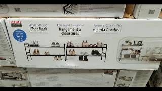 Costco! Extra Wide Expanding Stacking Shoe Rack 2 Pack! $49!!!