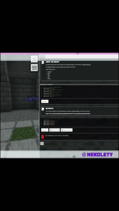 #MinecraftEdu Hour of code with Python - YouTube