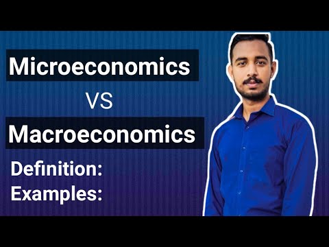 Microeconomics Vs Macroeconomics. Definition.Examples - YouTube
