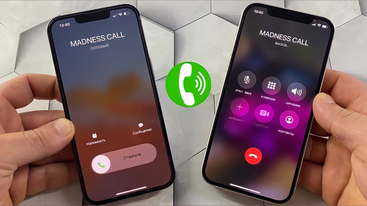 iPhone 13 Pro vs iPhone 12 Incoming/ Outgoing Call - YouTube
