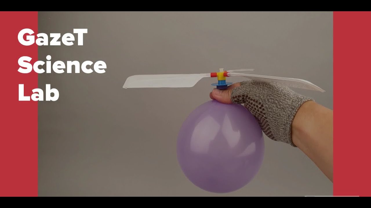 MAKE! balloon helicopter - YouTube