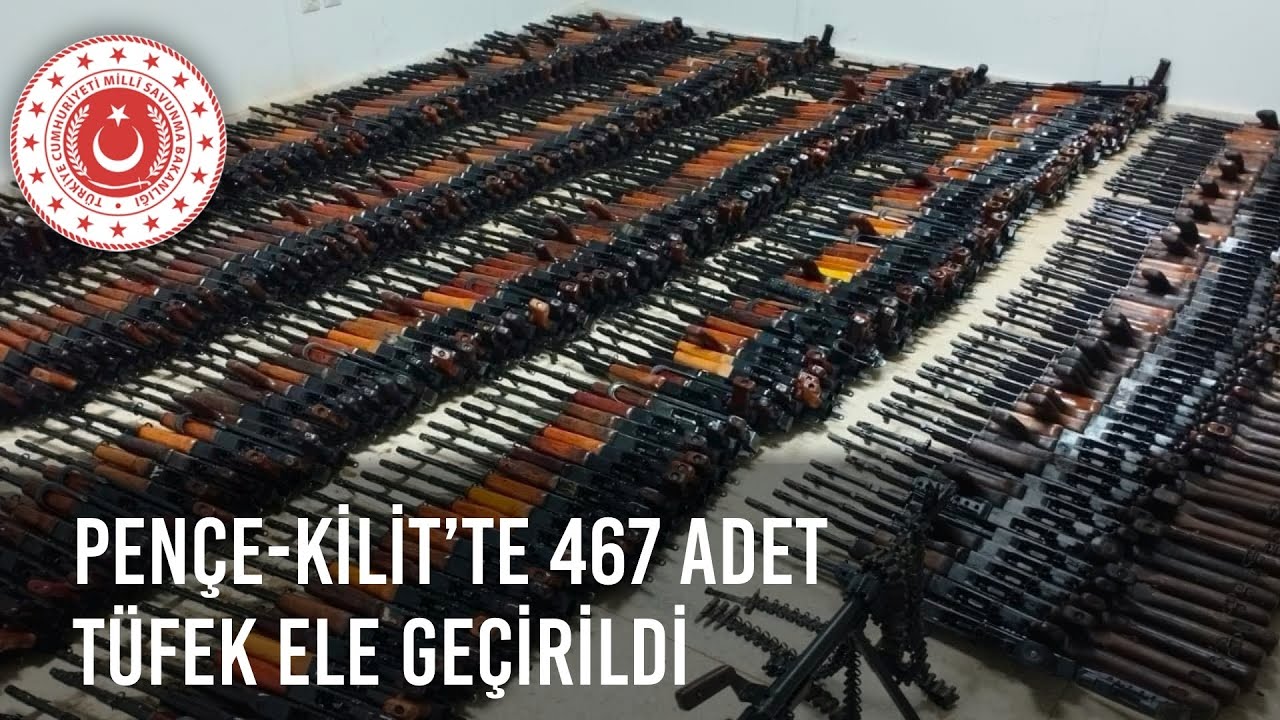 Mehmetçik, Pençe-Kilit’te 467 Adet Tüfek Ele Geçirdi - YouTube