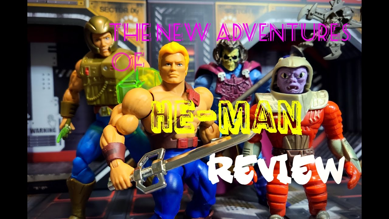 New Adventures of He-Man Action Figures Review - YouTube
