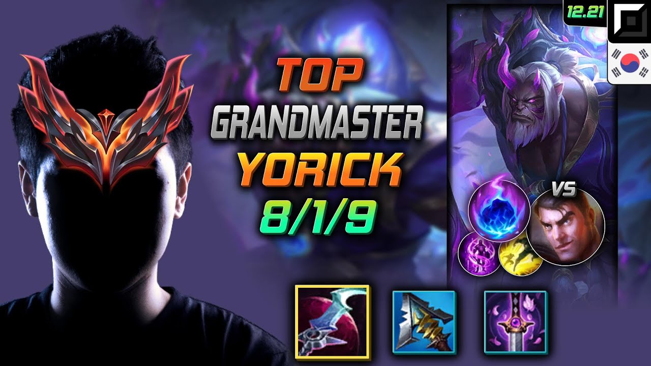 GrandMaster Top Yorick Build Eclipse Arcane Comet - Yorick Top vs Jayce ...