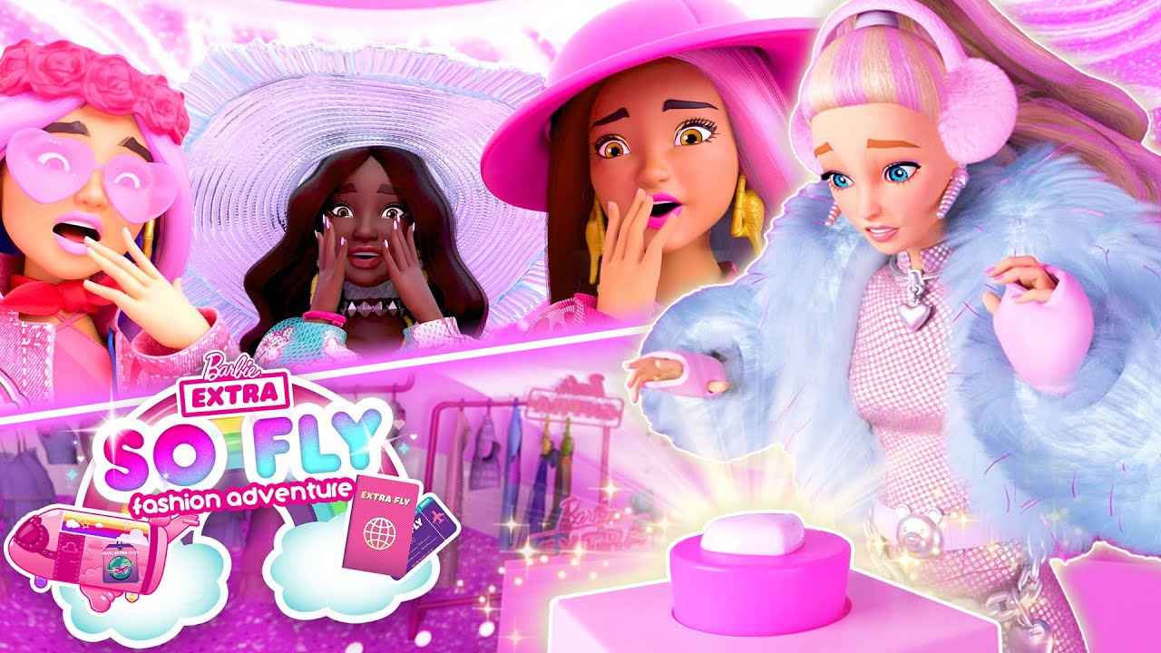 BARBIE MEMBUNYIKAN 'CODE PINK' MELINTASI EXTRAVERSE! | Barbie Extra So ...