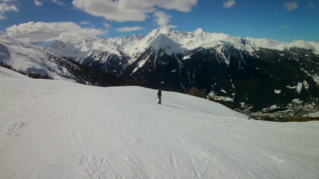Black Piste F - Bormio, Italy - March 2018 - YouTube