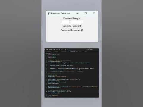 Create random password using python.... - YouTube