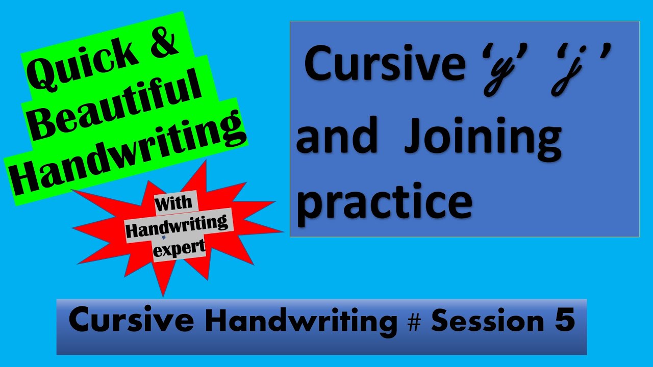 How to Improve Cursive Handwriting| Handwriting Improvement Session -5 ...