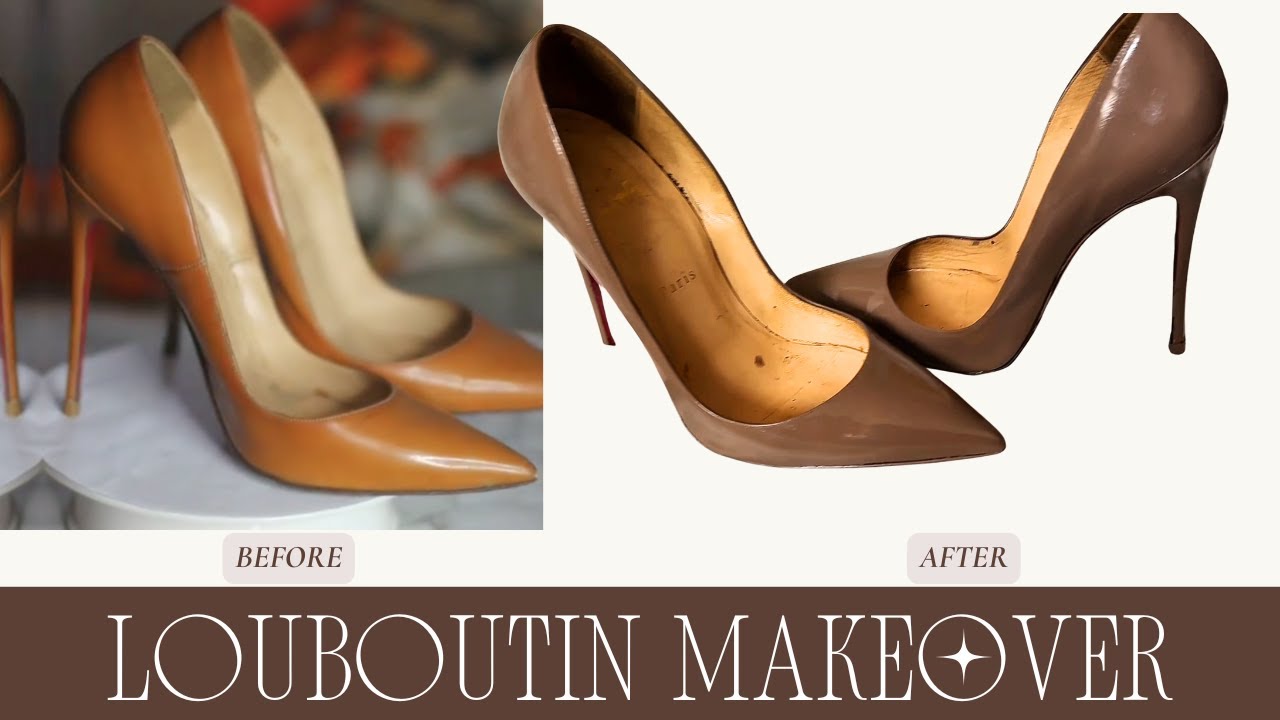DIY Louboutin Transformation | Repainting Patent Leather Heels with ...