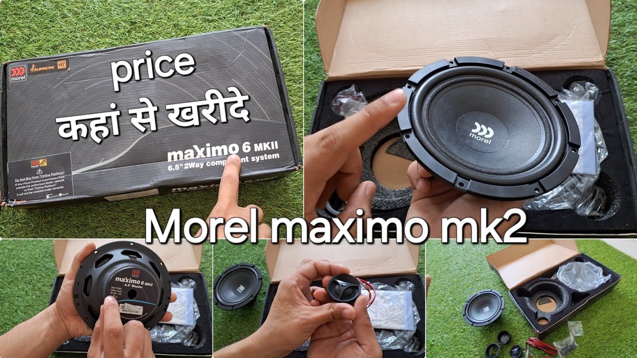 MOREL Maximo 6 MKII 6.5" 2-Way Component System Unboxing & Price ...