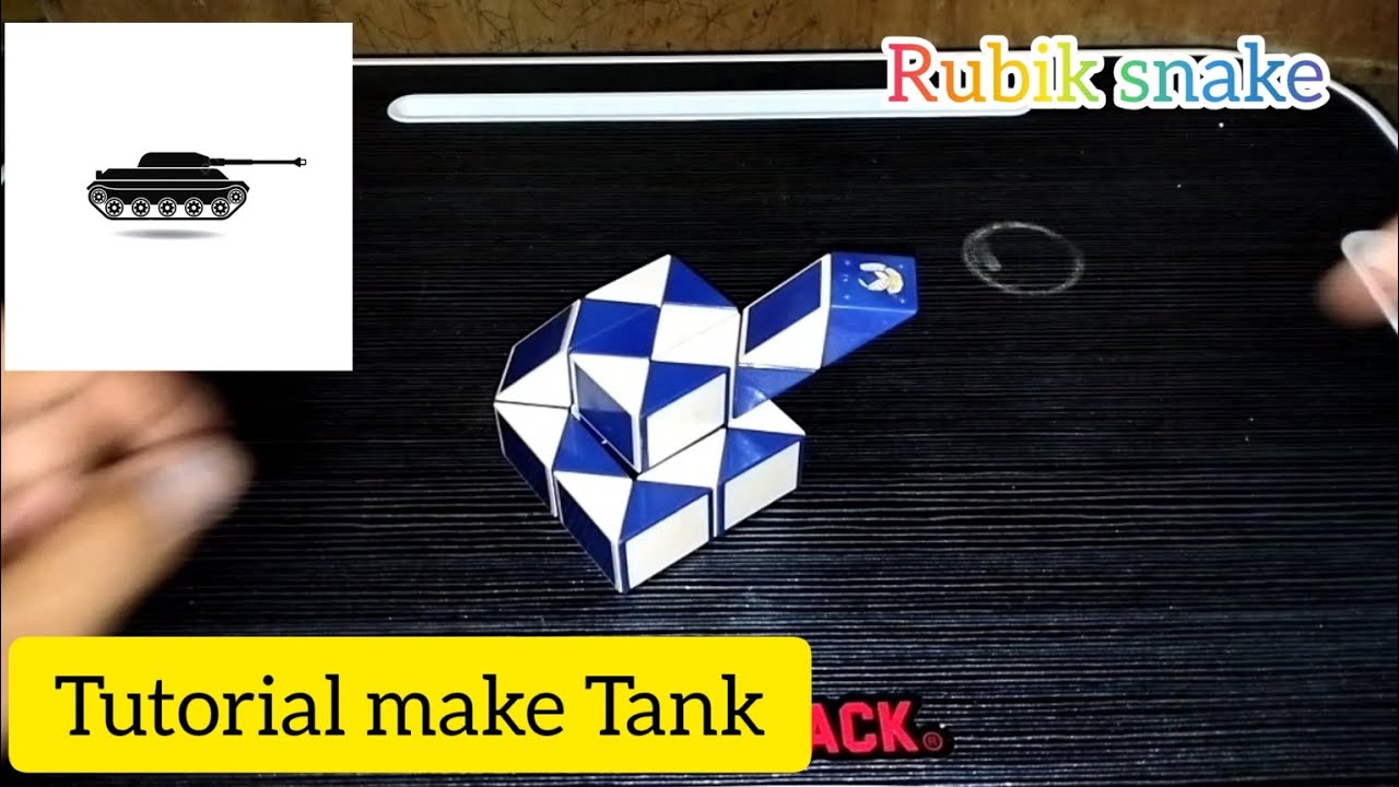 Tutorial make Tank from rubik snake magic cube very easy #rubikular # ...