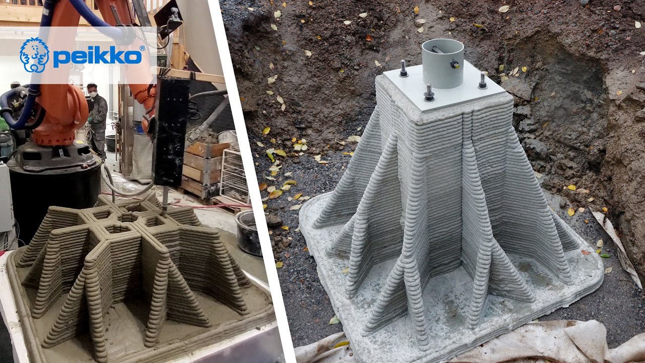 3D Printed Pad Foundation Test - YouTube