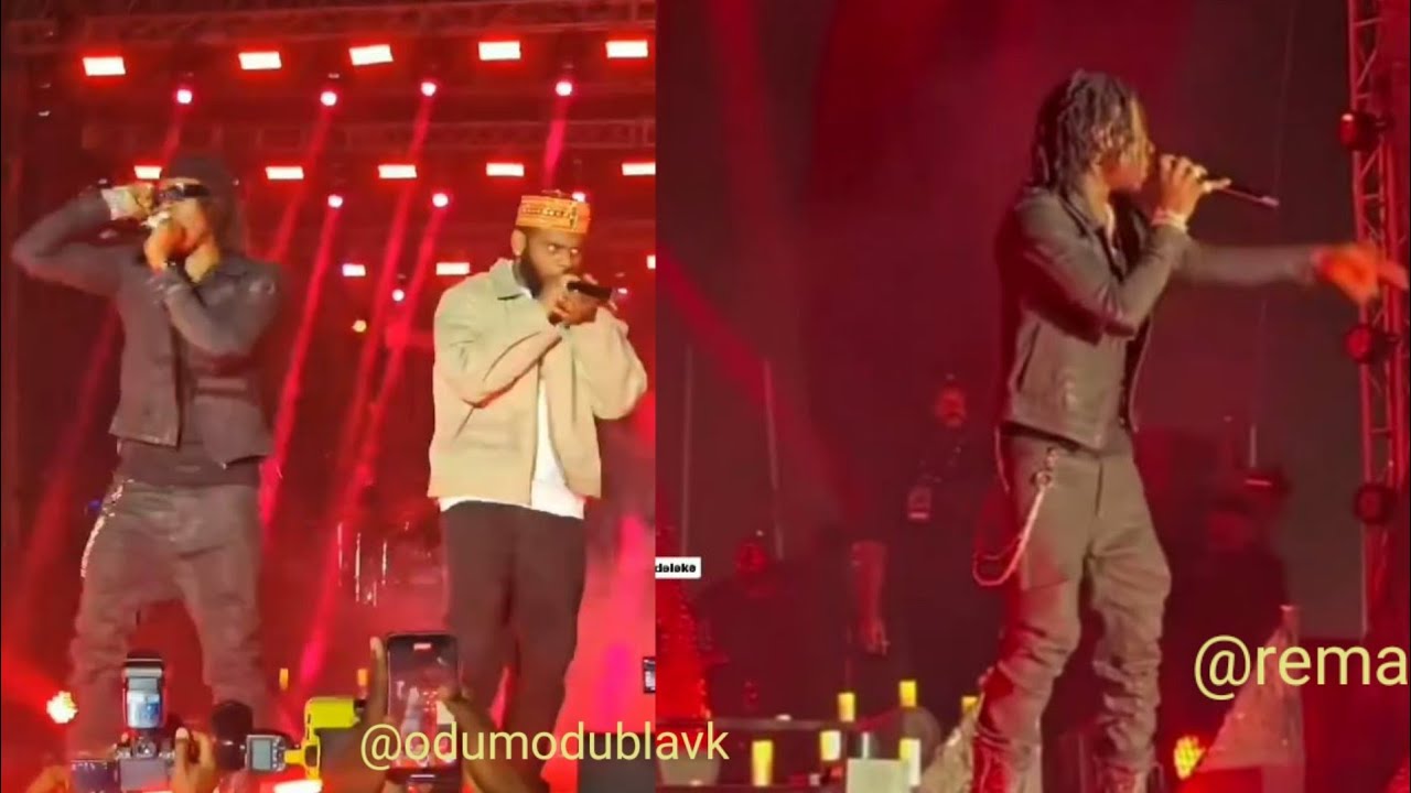 Rema Performing his unreleased song “Is it a Crime" for the first at ...