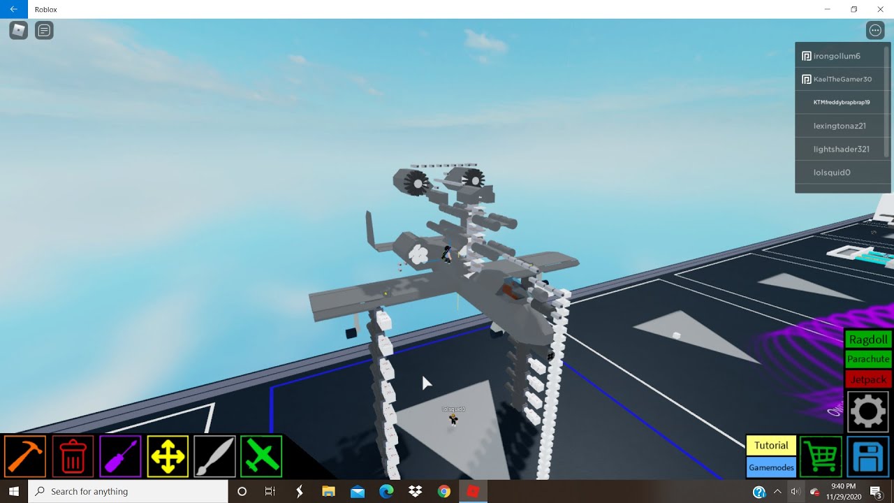 A-10 wharthog showcase (roblox plane crazy) - YouTube