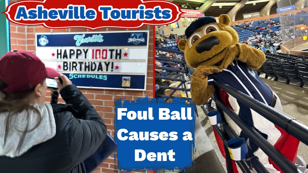 Asheville Tourists McCormick Field 100th Birthday Exhibition Baseball ...