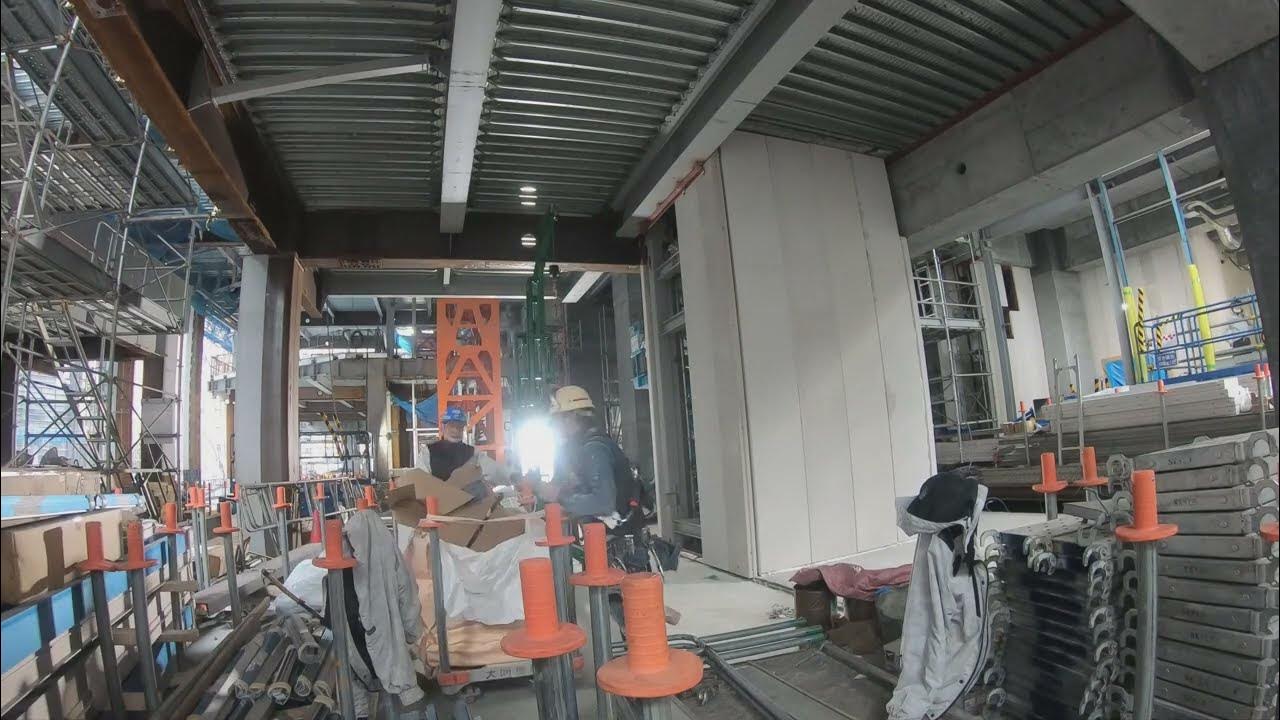 【神奈川県 現場作業 求人募集中】エレベーター周りの建込み風景（ALCパネル、ECPパネル外壁工事）向上心を持って責任感のある作業を！ - YouTube
