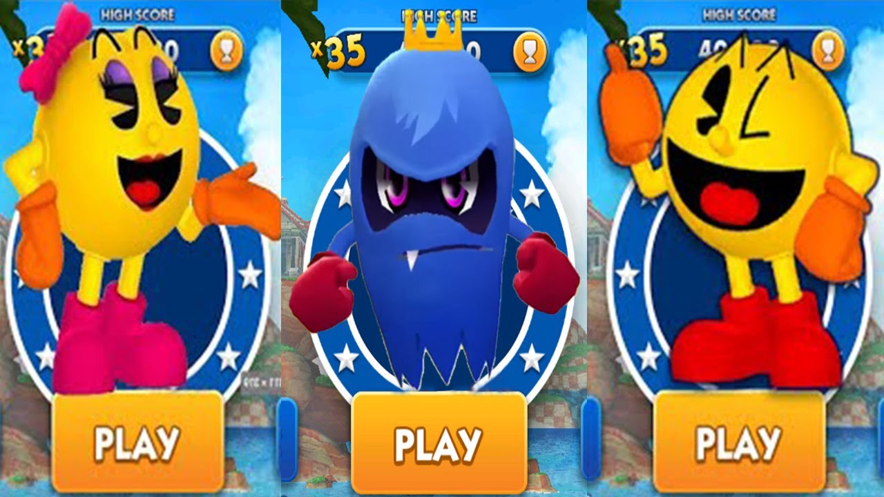 Sonic Dash Pac-Man vs Ms. Pac-Man - All Characters Unlocked All Bosses ...