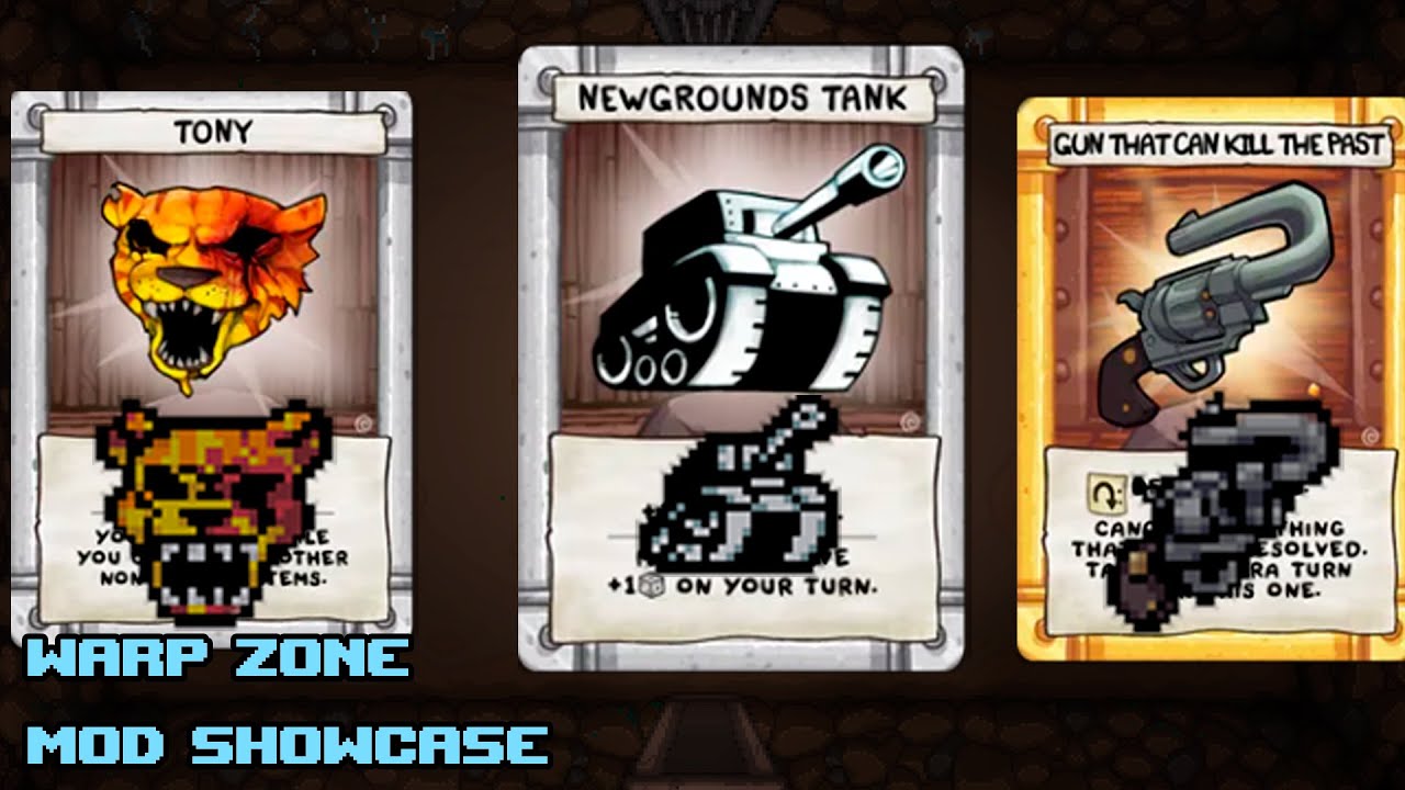 References To Other Games! - Warp Zone Full Mod Showcase | Tboi ...