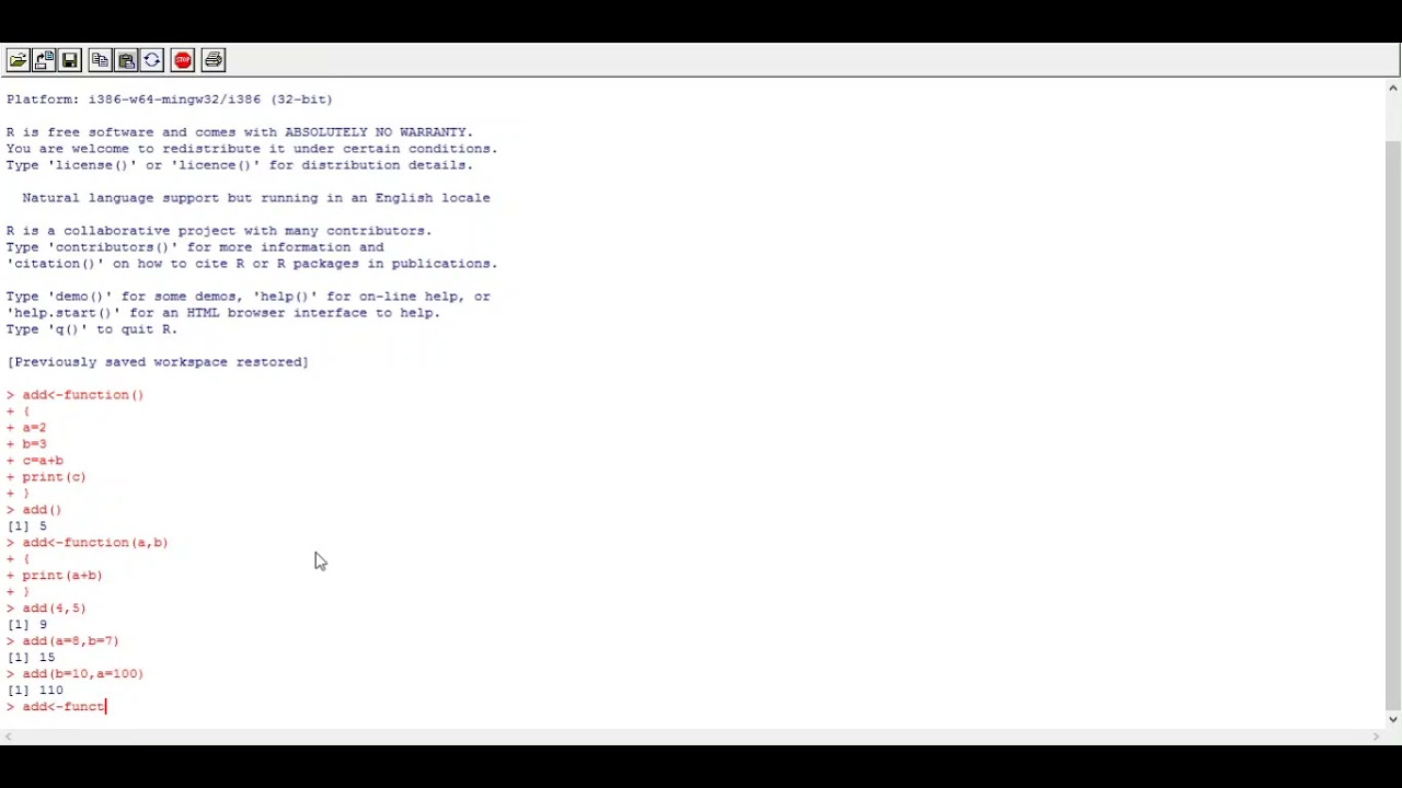 User Defined Function In R YouTube User Defined Function In R YouTube