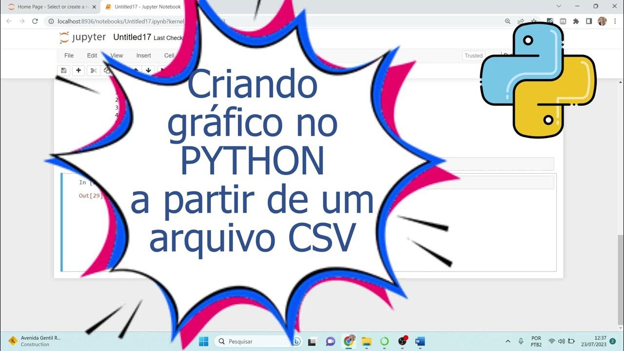 Criando um gráfico a partir de arquivo CSV no PYTHON - El Niño La Niña | Eng. Ana Marcon - YouTube